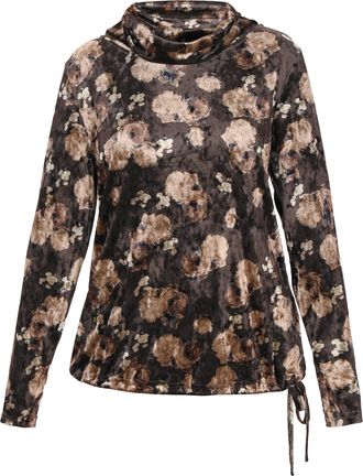 Usha Bluse Frauen braun mehrfarbig