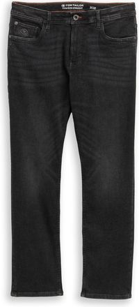 Tom Tailor Herren 1047983 TTMARVIN Straight Jeans mit Superstretch, 10250-Used Dark Stone Black Denim, 40W / 34L