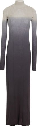 8 by YOOX ORGANIC COTTON DIP DYED KNIT MAXI DRESS