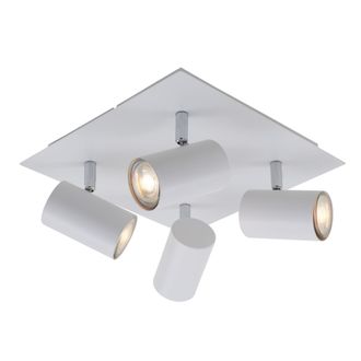 Briloner Deckenlampe schwenkbar, GU10 Fassung, max. 40 Watt, Deckenleuchte, Lampe, Wohnzimmerlampe, Schlafzimmerlampe, K&uuml;chenlampe, Deckenstrahler, Deckenbeleu