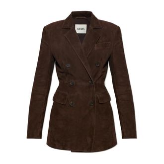 Arma Safia Wildleder-Blazer - - Jackets - Damen - Braun - S