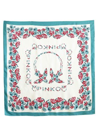 Pinko Womens Scarfs Multicolour Viscose