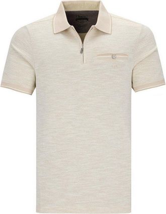 Hajo Poloshirt Softknit-Poloshirt in Alloverjacquard