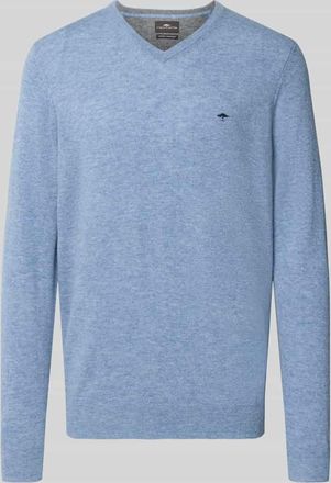 Fynch-Hatton Regular Fit Strickpullover aus Baumwoll-Mix mit Kaschmir-Anteil