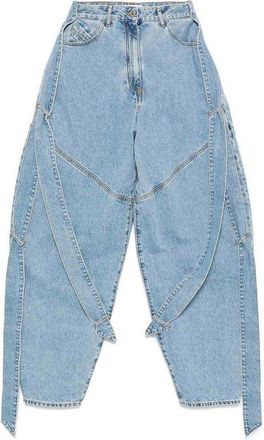 The Attico Bootcut Jeans - Blau