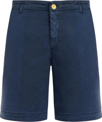 Vilebrequin Ponche Tencel Satin Bermuda Shorts - - Shorts - Herren - Blau - W34