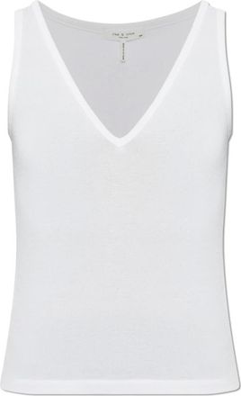 Rag & Bone Femme, Tops, Blanc, Taille: 42 FR Top col en V