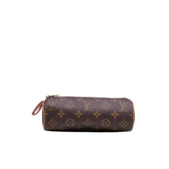 Louis Vuitton Pre-owned Pochette Cosm&eacute;tique Cylindrique avec Fermeture par Zip Sup&eacute;rieure - Femme - Pre-owned - Brun - Taille: ONE Size