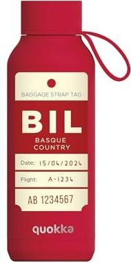 Quokka Solid mit rotem Kirsch-Aufhänger, 510 ml, BILBAO LABEL