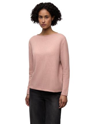 Street One Pullover mit gerolltem Saum Faded Rose Mel. 42