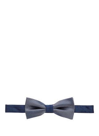 Paul Paul Set: Fliege Und Einstecktuch blau