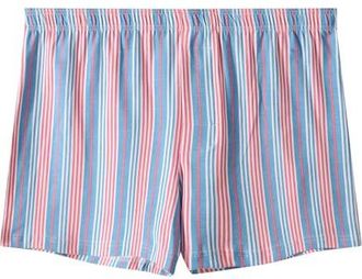 Generico Boxer moulant pour homme &agrave; rayures respirantes arc-en-ciel slip de fiert&eacute; pour homme LGBT Mois de la fiert&eacute; Boxer multipack avec &eacute;lastique &agrave; la taille