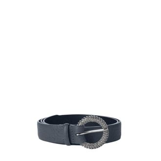 Orciani Cintura in pelle Catena a pallini 3 cm - - Accessories - Damen - Blau - 95 CM