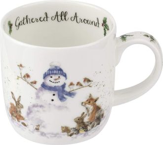 Wrendale Designs Portmeirion Wrendale DesignsGathered All Around Snowman 0.3L Christmas Mug
