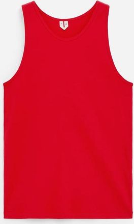Arket Geripptes Tanktop -Rot