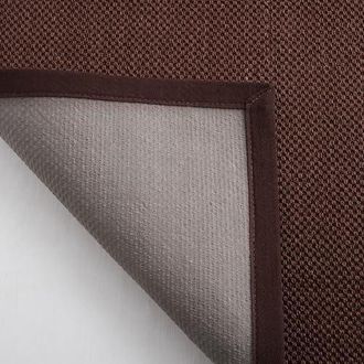 Safavieh Naturfaser Teppich f&uuml;r Wohnzimmer, Esszimmer, Schlafzimmer - Natural Fiber Collection, Kurzer Flor, Dunkelbraun, 61 x 91 cm