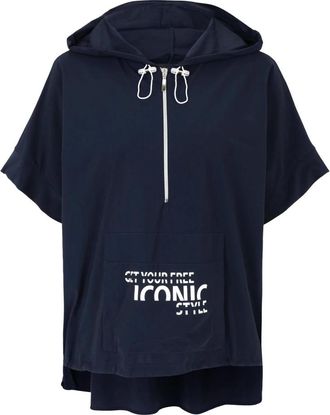 Doris Streich Kapuzentunika - - Sweatshirts & Hoodies - Damen - Blau - XL
