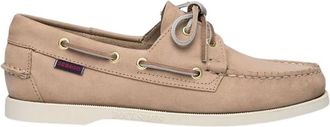 Sebago Femme, Chaussures, Beige, Taille: 40 EU Docksides Portland Nubuck