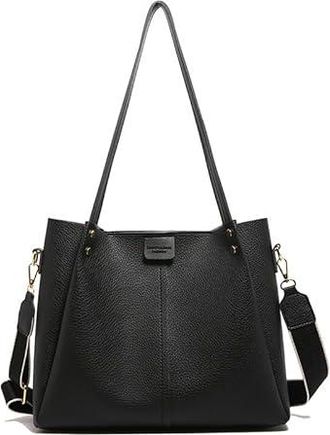 Generic Sac fourre-tout tendance en cuir v&eacute;g&eacute;talien pour femme, sac &agrave; bandouli&egrave;re ultra doux, sac &agrave; main, sac &agrave; main de voyage dautomne, kaki, 31*10*27 cm / 1