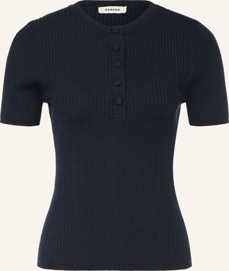 Sandro Sandro Strickshirt blau