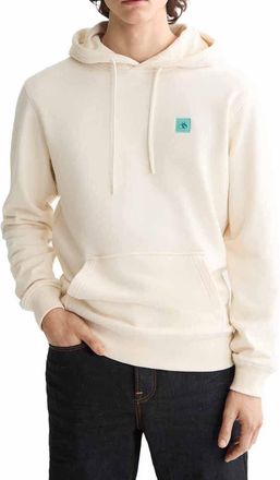 Scotch & Soda Seasonal Core Kapuzenpullover mit regul&auml;rer Passform mit Logo, Eggnog 100, S