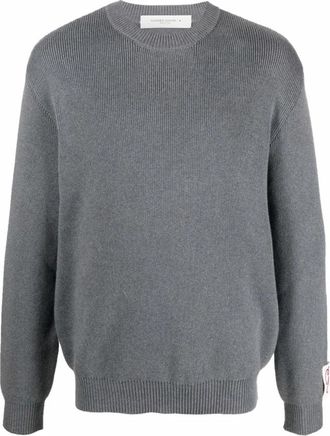 Golden Goose Davis Rundhals-Pullover - - Knitwear - Herren - Grau - L