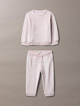 Calvin Klein Coffret en polaire velours pour nouveau-n&eacute;