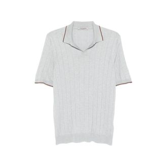 La Fileria Ribbed Trim T-shirt
