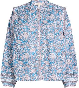 Louise Misha Blouse imprim&eacute;e en coton