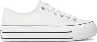 Sprandi Sneakers aus Stoff CEO-LEA-RA003 Wei&szlig;