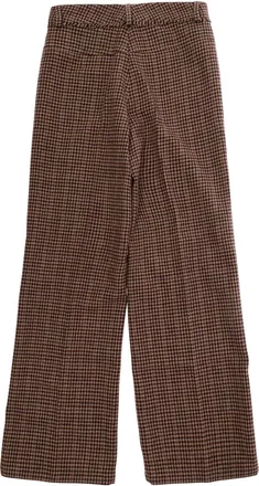 Chlo&eacute; Wool Trousers - Brown