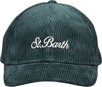 MC2 Saint Barth Femme, Accessoires, Vert, Taille: ONE Size Baseball Corduroy51 EMB