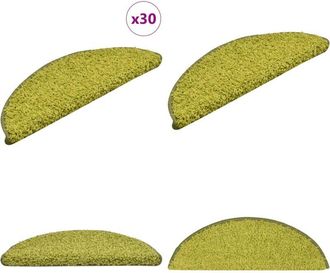 vidaXL vidaXL Stufenmatten 30 Stk. Gr&uuml;n 56x17x3 cm