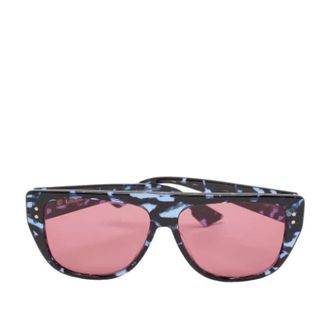 Dior Lunettes de soleil carr&eacute;es vintage Pre-owned - Femme - Pre-owned - Rose - Taille: ONE Size