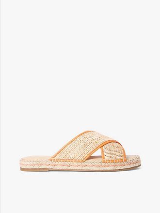 Tommy Hilfiger Mules espadrilles en raphia &agrave; monogramme TH