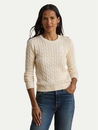Lauren Ralph Lauren Pullover 200P14039003 Creme Regular Fit