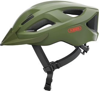 ABUS Allround-Fahrradhelm Aduro 2.1 - in sportivem Design für den Stadtverkehr, Landstraßen und Trails - für Damen und Herren - Grün Matt, Größe S