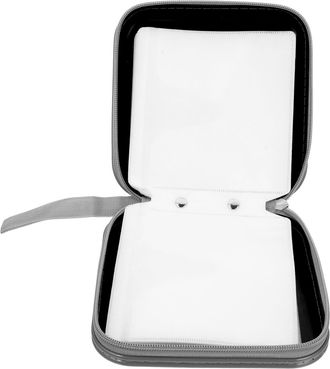 BESPORTBLE Tragbare CD Aufbewahrungstasche aus Kunststoff mit Rei&szlig;verschluss Gro&szlig;e CD H&uuml;lle f&uuml;r Bis zu 40 Scheiben Leichter Organizer f&uuml;r Auto Zuhause und Reise