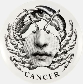 Fornasetti Wandteller Tema e Variazioni Cancer Nr. 351
