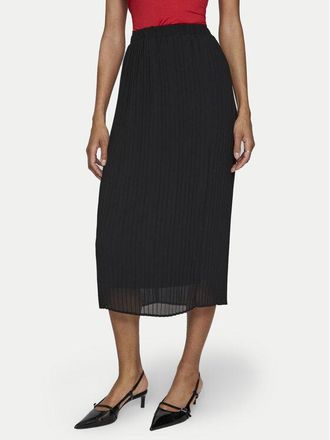 Vila Faltenrock Olinda 14096093 Schwarz Regular Fit