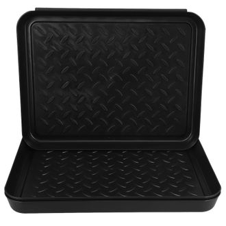 BESPORTBLE Levemolo 3 Stück Teiliges Schuhablage Robustem Kunststoff Wasserdichtes Rutschfestes Schuhmatten Eingangsbereich Schuhschutzmatte für Nasse Schuhe Win