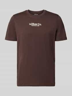 s.Oliver Red Label Regular Fit T-Shirt aus reiner Baumwolle