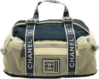 Chanel unisex, Pre-owned, Bleu, Taille: ONE Size Sac Ceinture en Toile Pre-owned