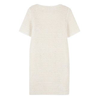 Bottega Veneta Strickkleid mit Spitzeneffekt - - Dresses - Damen - Beige - M