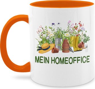Shirtracer Tasse Tassen 325ml - Deko Hobby Geschenk - Homeoffice im Garten - 325 ml - Orange - geschenke für gartenliebhaber gärtner mug gartengestaltung kaffeet