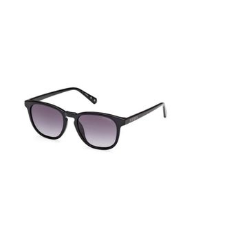 Guess Homme, Accessoires, Noir, Taille: 49 MM Lunettes de soleil rondes