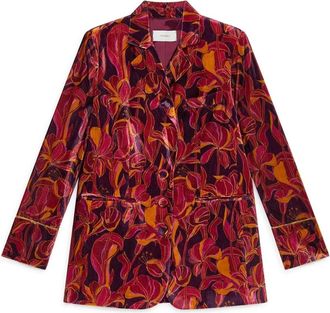 Maliparmi Maliparmi, Femme, Vestes, Multicolore, Taille: 38 FR Veste Bordeaux Rose