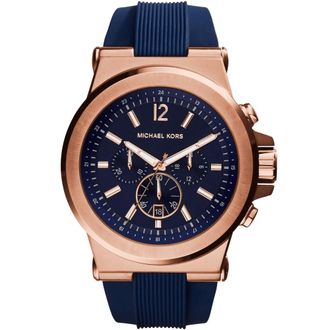 Michael Kors MK8295 Dylan Chronograph Marineblau Zifferblatt 49mm Herrenarmbanduhr