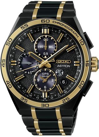 Seiko ASTRON GPS Solar Dual Time Chronograph 145th Anniversary Limited Edition Herrenuhr SSH186J1