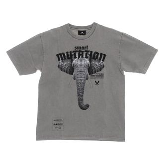 Mauna Kea Elephant Tee Stone Washed Graues T-Shirt - - Tops - Herren - Grau - XL